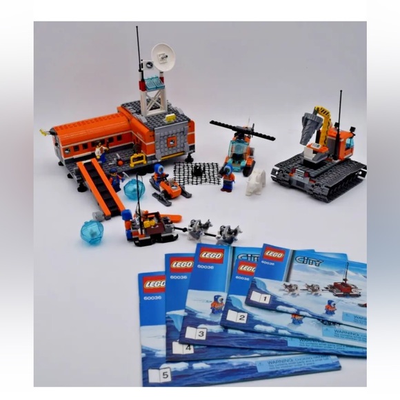 Lego | Toys | Lego City 6036 Arctic Base Camp Retired Set Read Detail ...